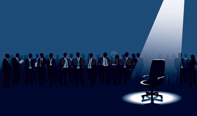 Vacant stock vector. Illustration of chair, light, idea - 15036576