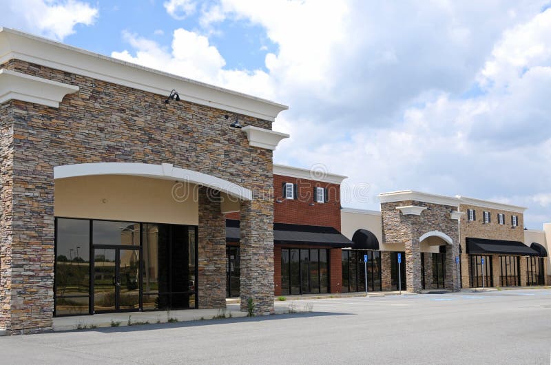 Vacant Commercial Property stock photo. Image of property - 24524772