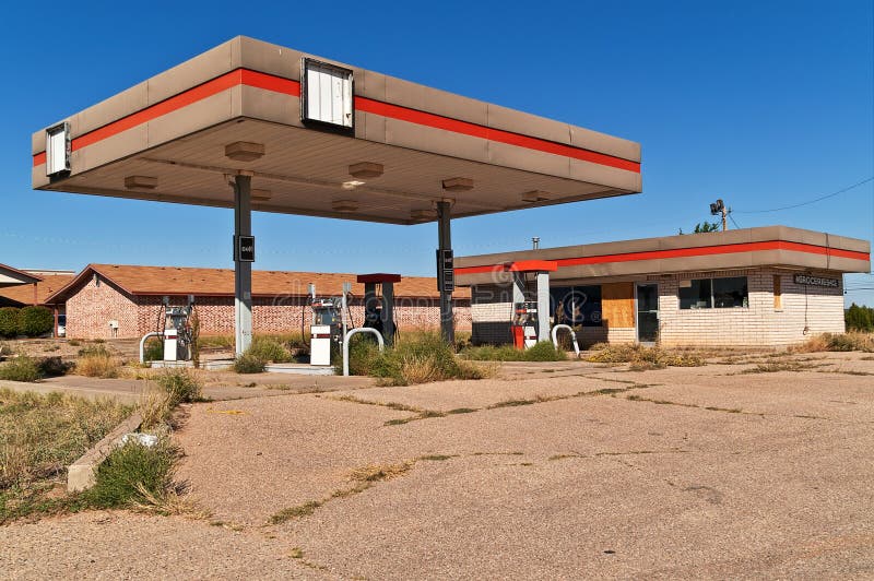 Vacant Service Station stock photo. Image of vacant, stations - 23409036