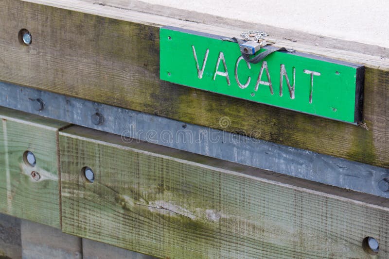 Vacant Red Sign, Occupied Symbol On An Airplane Lavatory Door. Raised ...