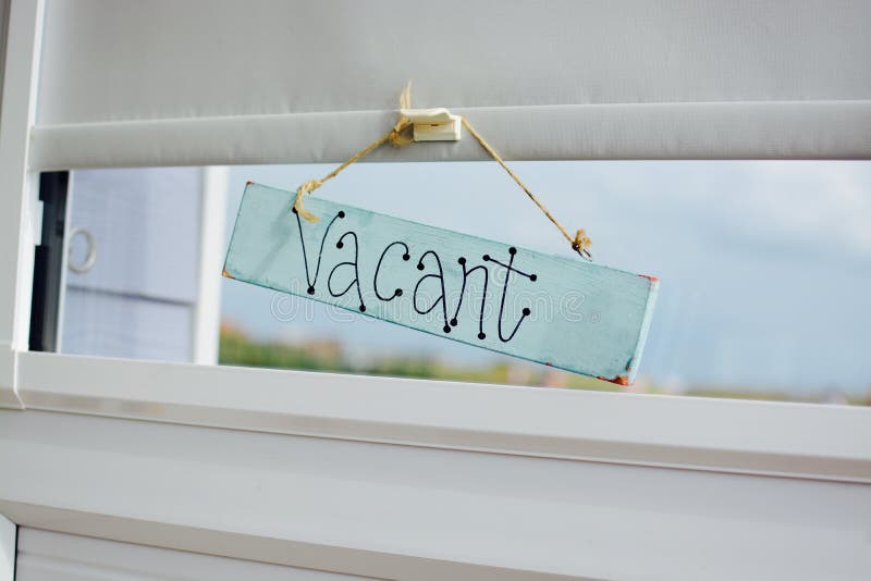Vacant sign stock image. Image of vacant, desk, place - 28072417