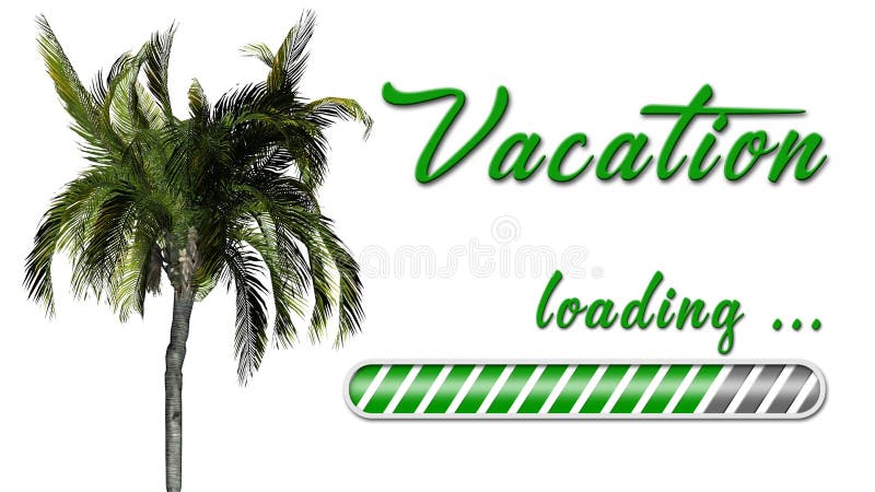 Vacation loading design stock vector. Illustration of digital - 38927060