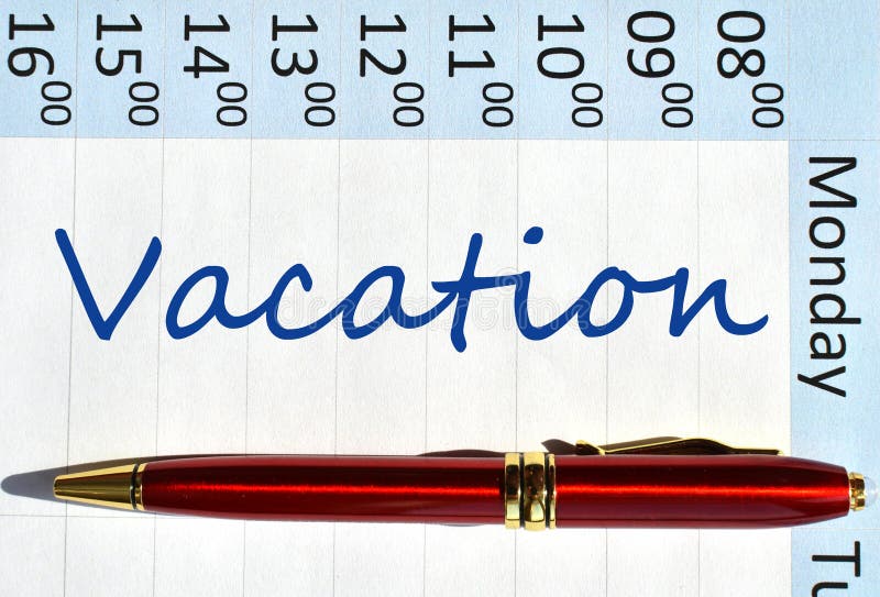 Vacation note stock photo. Image of vacation, message - 37382998