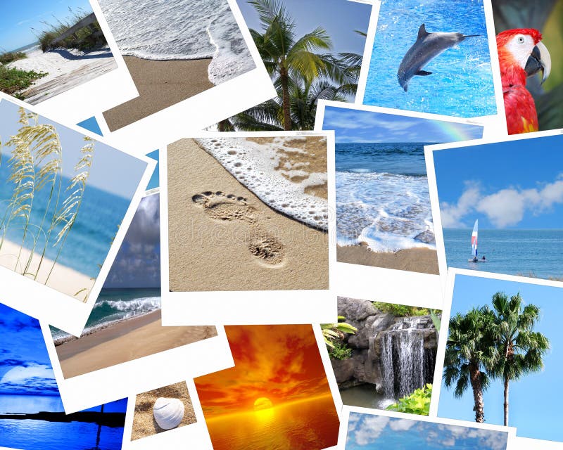 Vacation pics stock image. Image of design, stack, colorful - 7972147