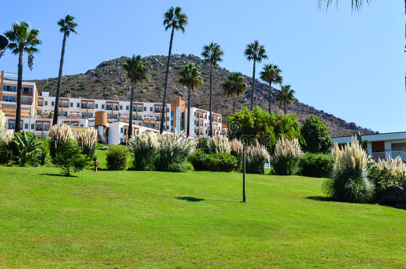 Vacation resort stock photo. Image of garden, exterior - 64978212