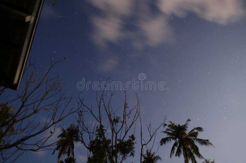 Vacation Sky Stary Night Light Stock Photo - Image of light, stary ...