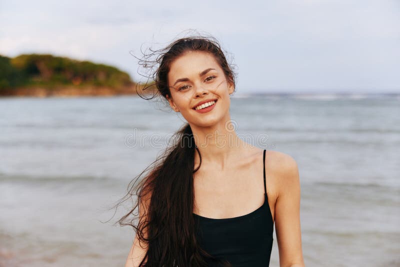 Vacation Woman Summer Beach Sea Lifestyle Sand Sunset Ocean Smile Water