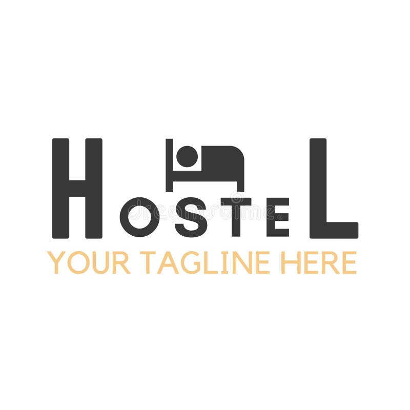 Hostel logo stock illustration. Illustration of isolated - 237489811
