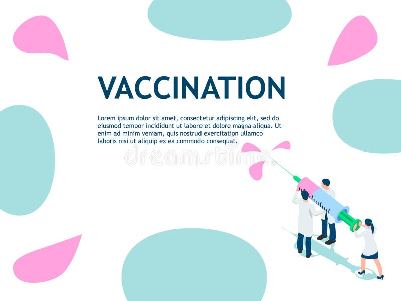 Vaccination Banner, Immunization Campaign. Stock Vector - Illustration ...