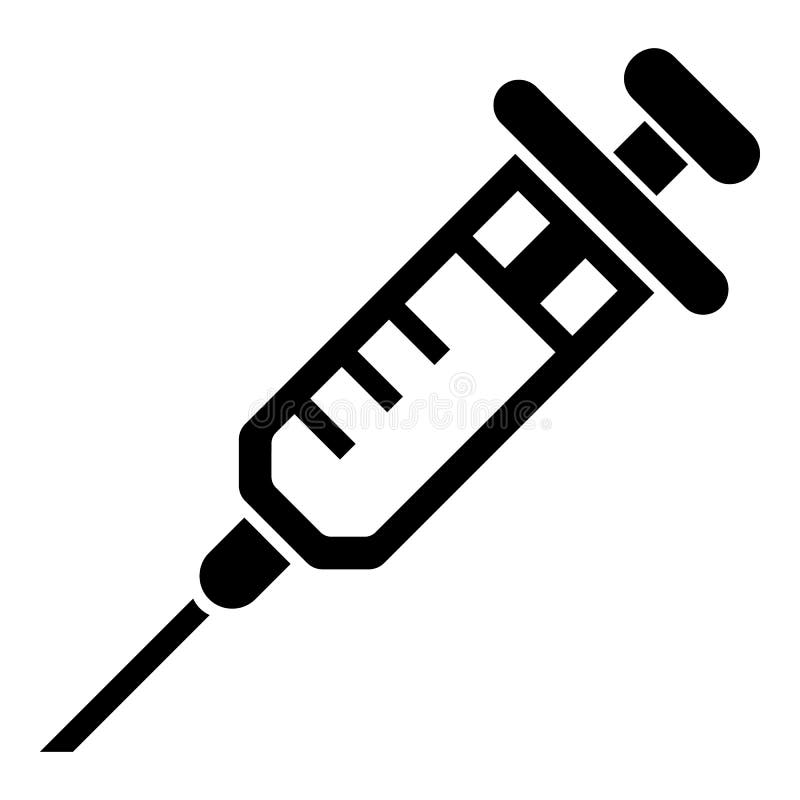 Vaccination Icon, Simple Style Stock Illustration - Illustration of ...
