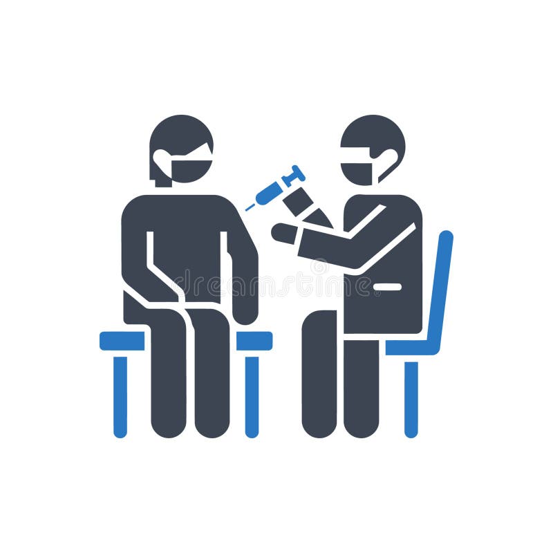 Vaccination Icon stock vector. Illustration of icon - 373828687