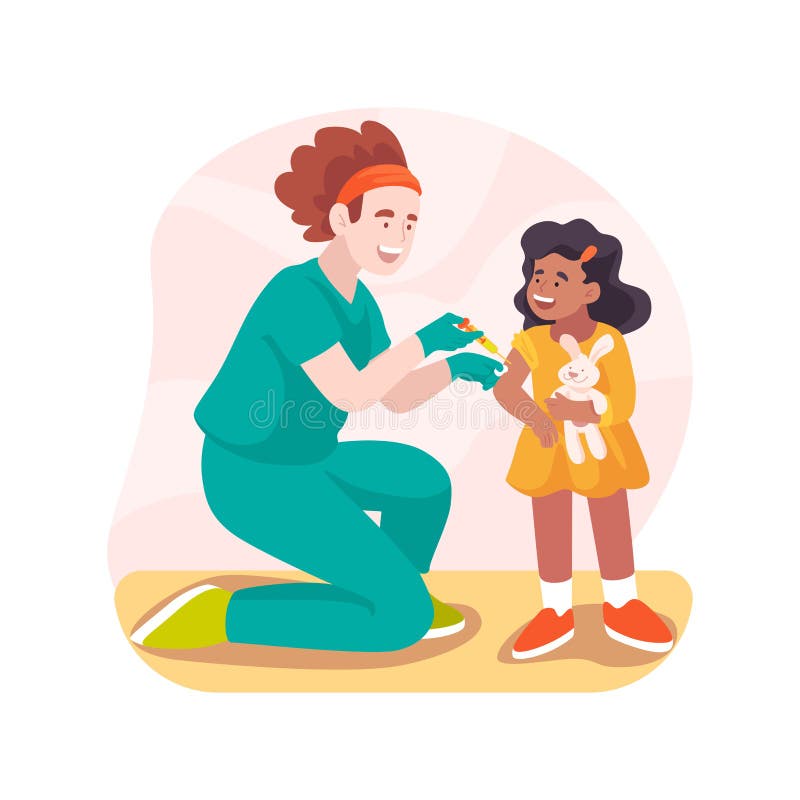 Vaccination Isolated Cartoon Vector Illustration Stock Vector