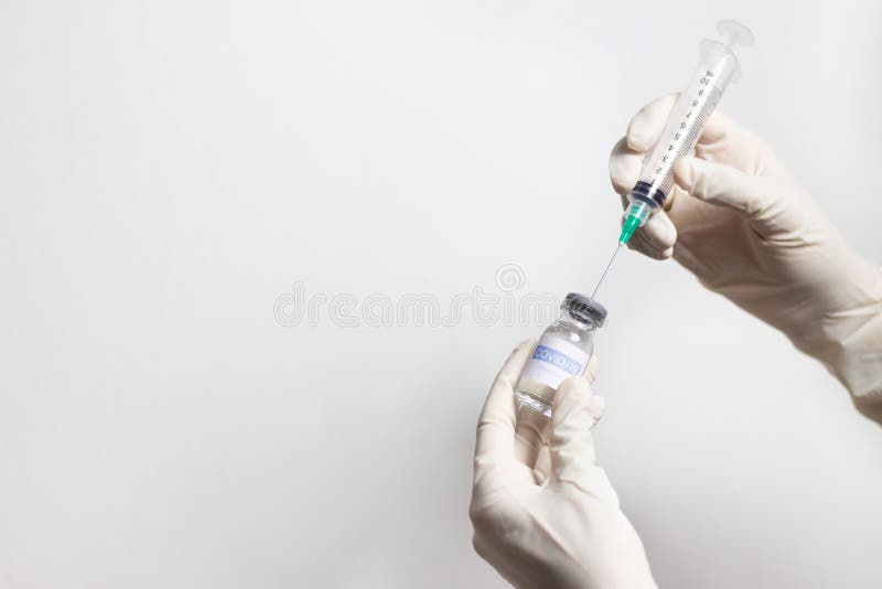 Vaccination Process with Model. Stock Photo - Image of hand, drugs ...