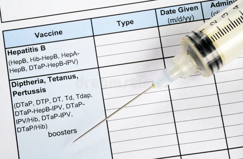 Vaccination record stock image. Image of healthcare, infection - 32077407