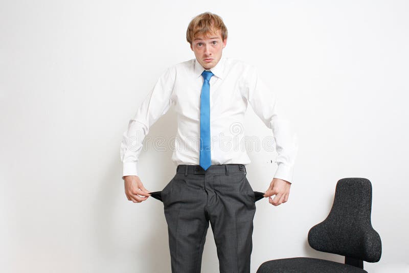 Vaciar los bolsillos foto de archivo. Imagen de concepto - 10947282