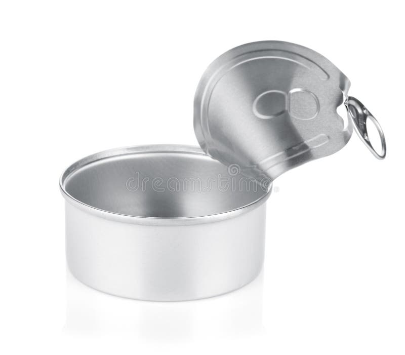 Vacie la lata abierta imagen de archivo. Imagen de conservado - 31599441