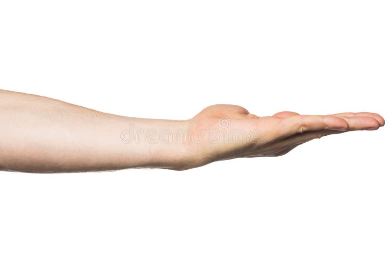 Vacie la mano abierta foto de archivo. Imagen de humano - 50190864