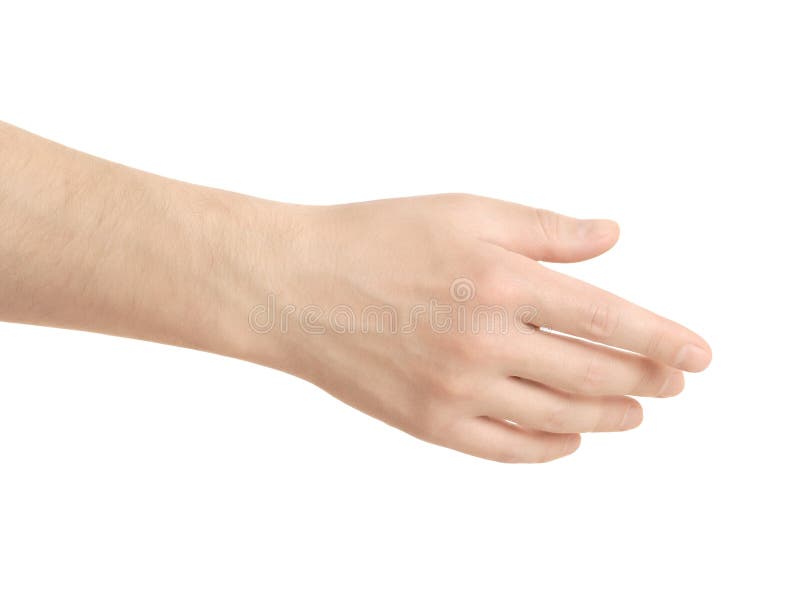 Vacie La Mano Masculina Abierta Foto de archivo - Imagen de concepto ...