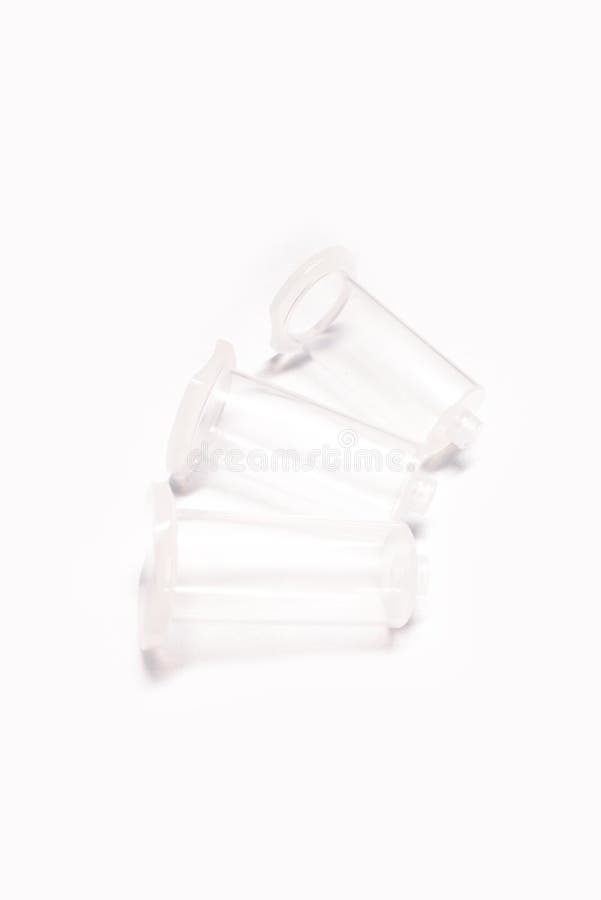 Vacuum Blood Collection Tube Needle Holder Isolate on White Background ...