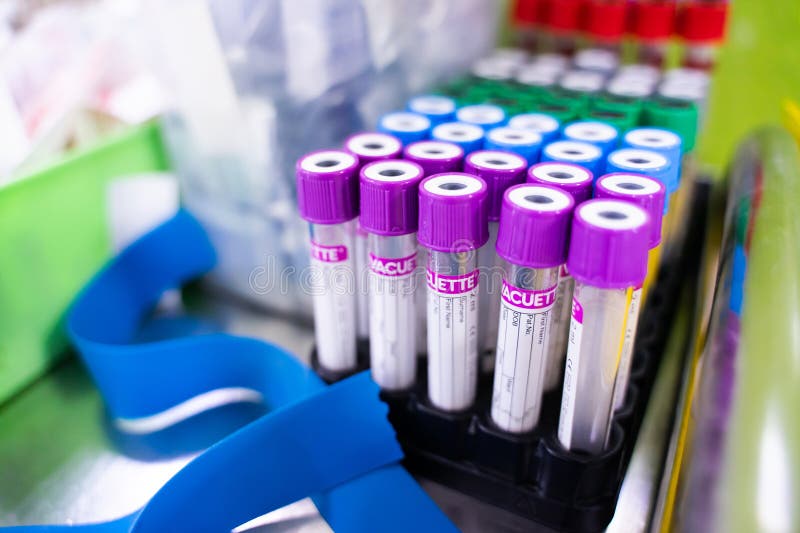 Vacuum Blood Sampling Tube for Medical Laboratory Stock Photo - Image ...