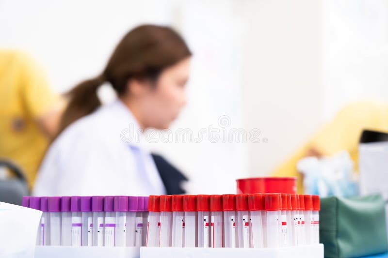 Vacuum Blood Sampling Tube for Medical Laboratory Stock Image - Image ...
