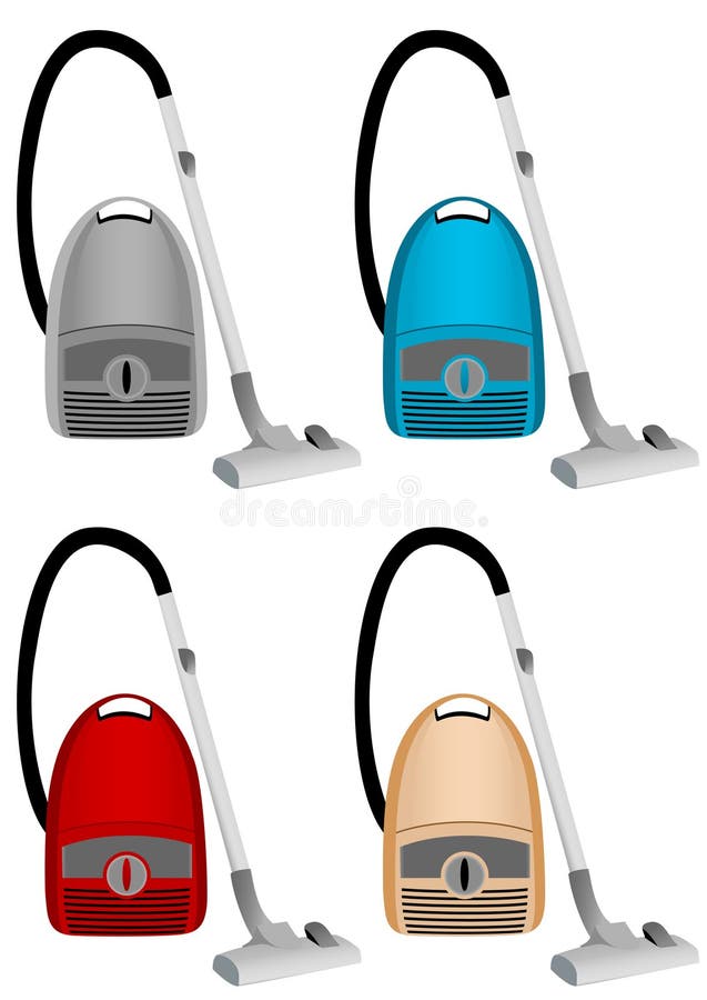 Vacuum cleaner stock vector. Illustration of dust, housekeeper - 5896893
