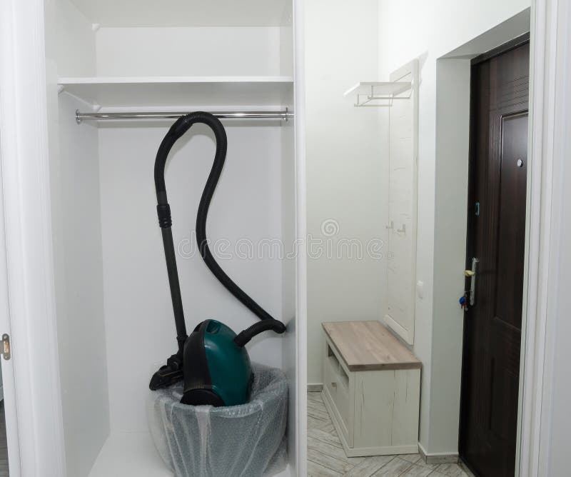 The Vacuum Cleaner is in the Closet in the Room. Stock Photo - Image of ...