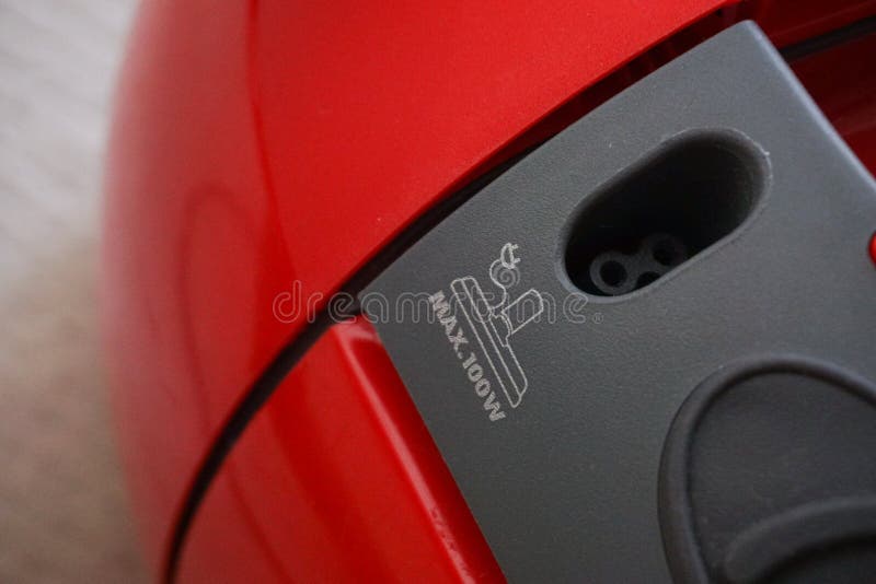 Vacuum Cleaner External Power Output Close Up View Stock Photo - Image ...