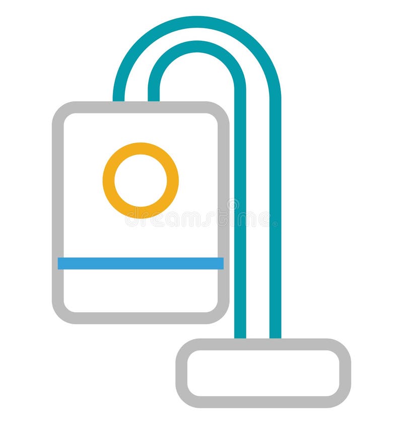 Vacuum Cleaner Isolated Line Vector Icon Editable Stock Illustration ...