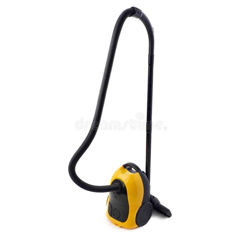 Vacuum Cleaner Over Isolated White Background Stock Image - Image of ...