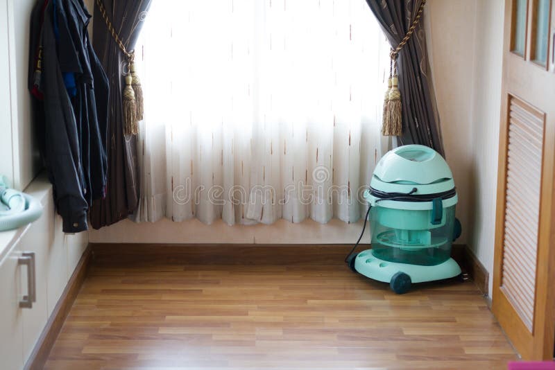 Vacuum Cleaner at the Room Corner Stock Photo - Image of stair ...