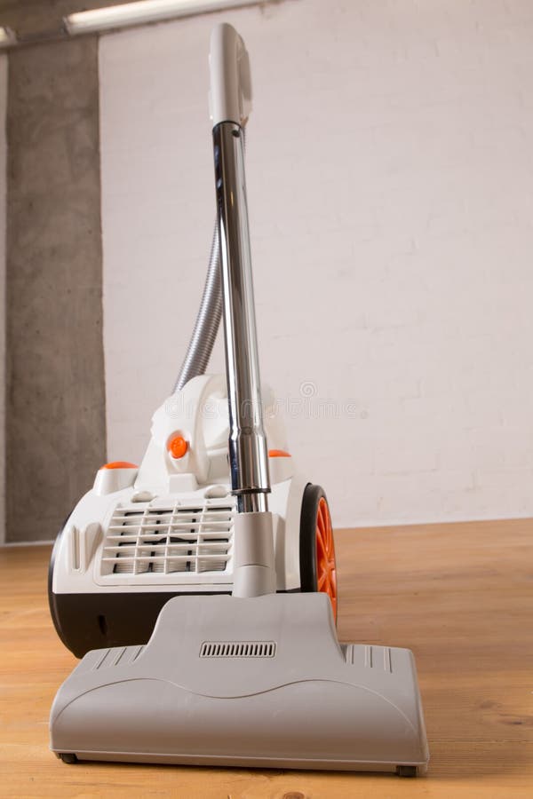 Vacuum Cleaner Stands in the Home Stock Image - Image of floor ...
