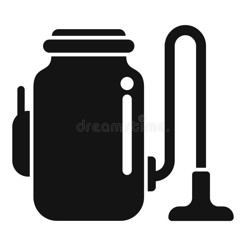 Dust Collector, Dustpan Icon for Cleaning, Vector Contour Template ...