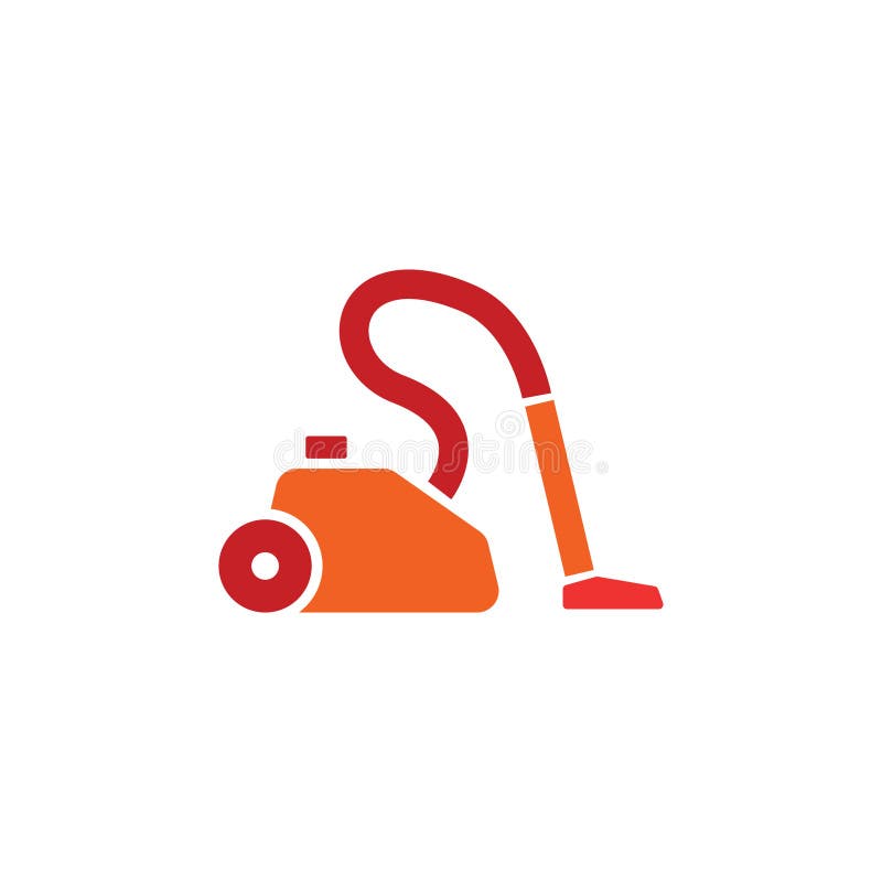 Vacuum Cleaner Vector Icon Logo Design Stock Vector - Illustration of ...