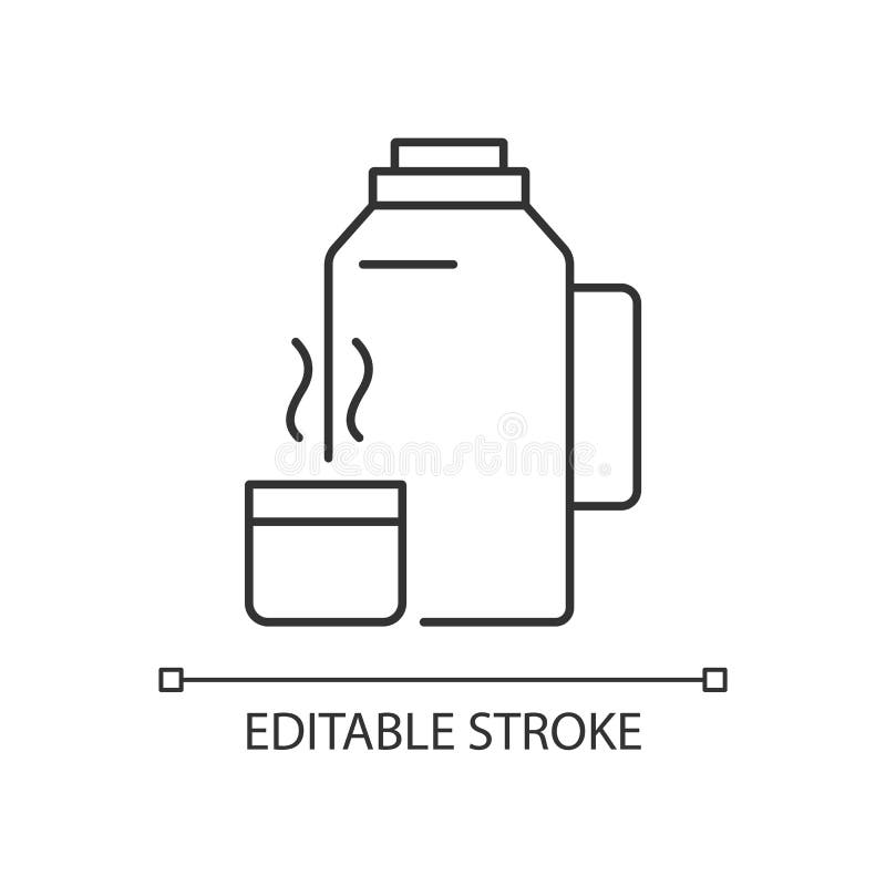 Flask Linear Icon. Thin Line Illustration. Vector Isolated Outline ... Flask Linear Icon. Thin Line Illustration. Vector Isolated Outline ...