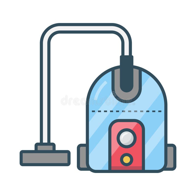 Vacuum Vector Glyph Flat Icon Stock Illustration - Illustration of ...