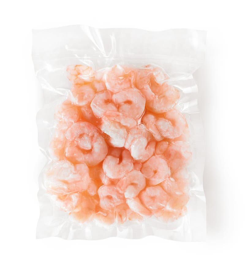 Frozen Prawns. Seafood. Raw Shrimp Stock Image - Image of animal ...