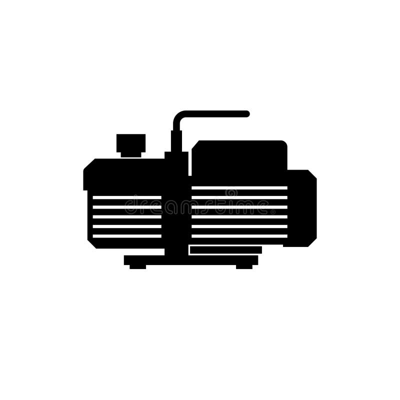Vacuum pump icon stock vector. Illustration of machine - 144031386