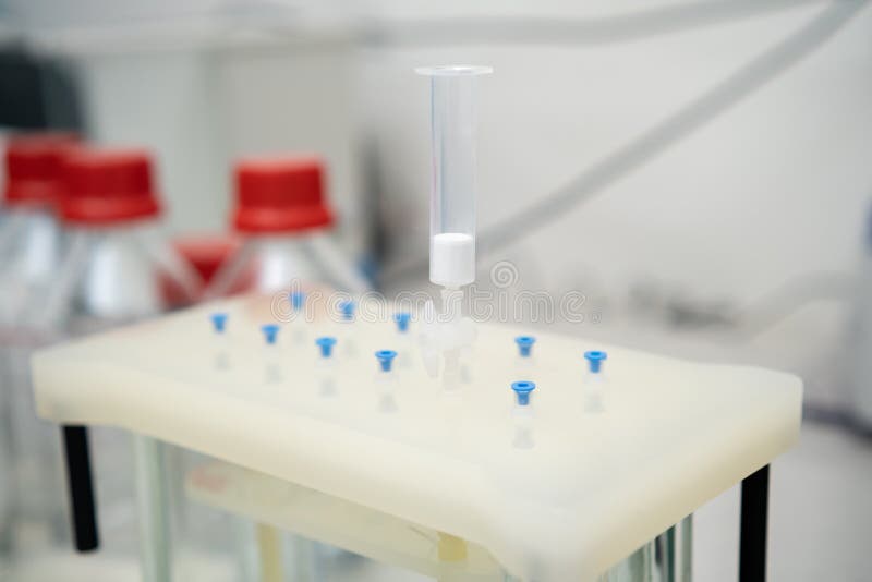 Vacuum Solid Phase Extraction SPE Manifold with Catridge for Sample ...