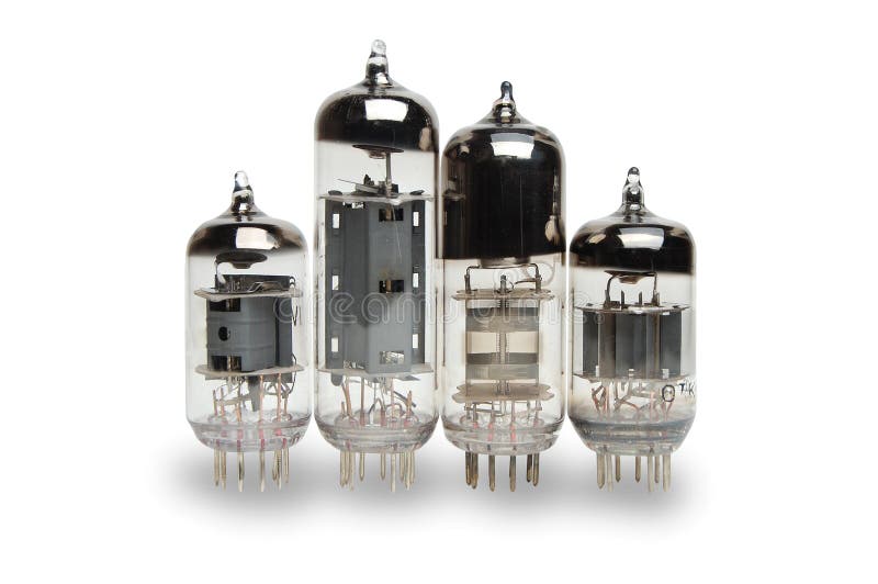 Vacuum tubes stock photo. Image of shadow, isolated, technology - 11798188