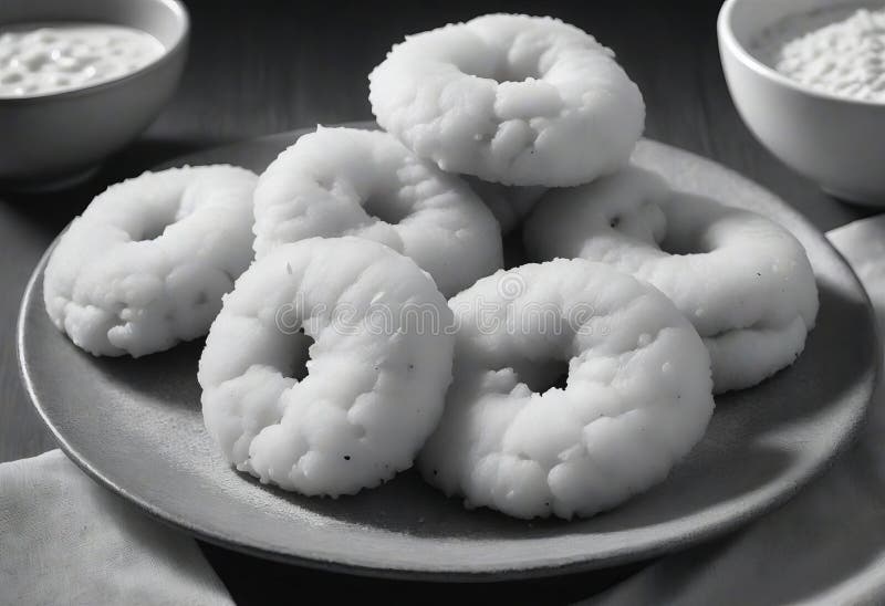 Vada, Indian Snack Food. Vada is Donut Stock Illustration ...