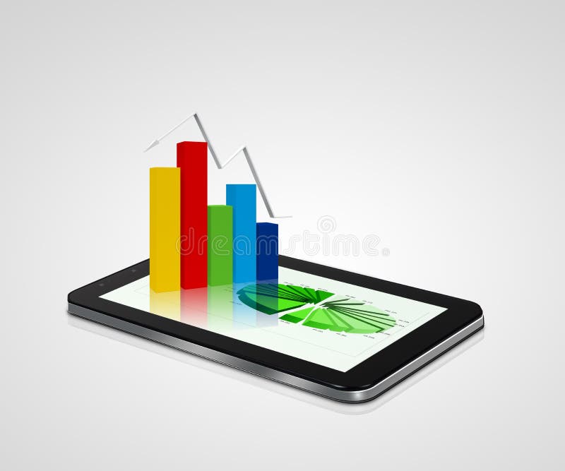 Vaddera Och Tredimensionella Diagram Stock Illustrationer ...