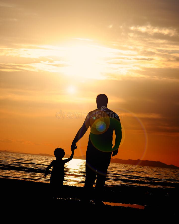 Vader en zoon stock foto. Image of uitziend, landschap - 11396838