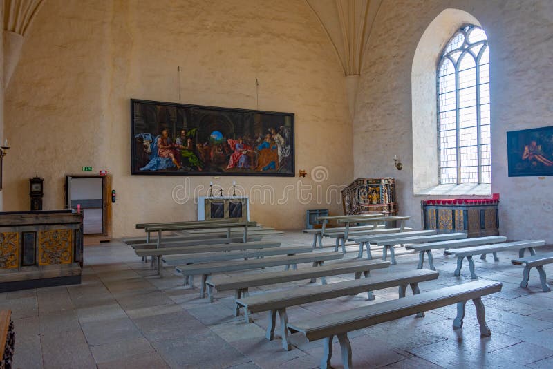 Vadstena, Sweden, July 17, 2022: Interior of Vadstena Castle in ...