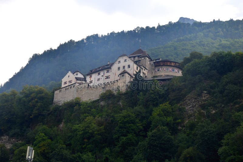 Vaduz Castle in Liechtenstein Editorial Stock Image - Image of center ...