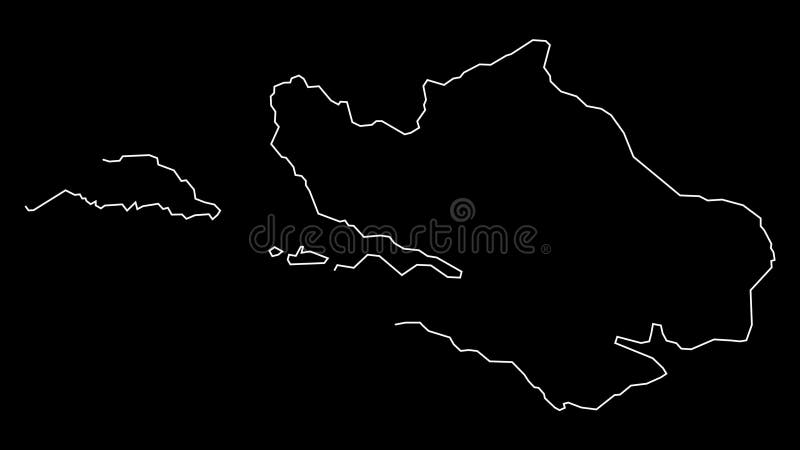 Vagar Map of Faroe Islands Outline Animation Stock Video - Video of ...