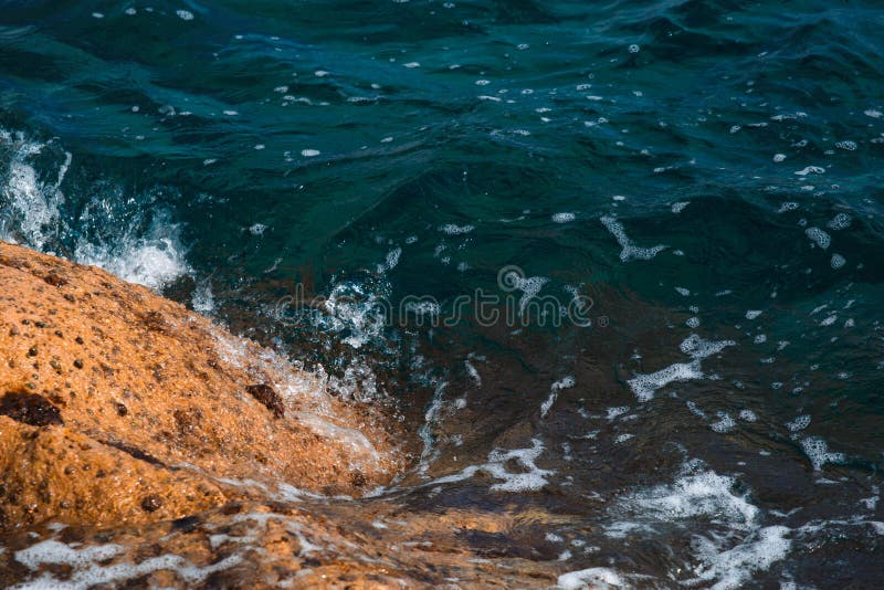 Eau De Mer Verte De Couleur Image stock - Image du nature ...