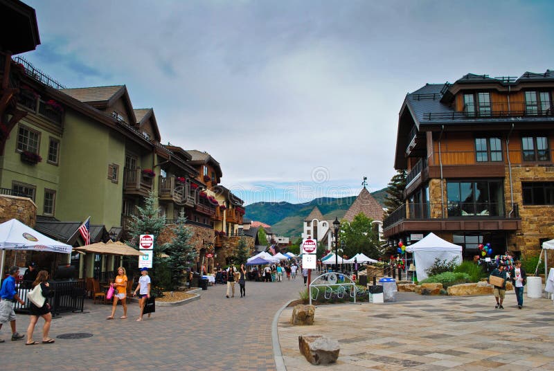 Vail, Colorado editorial image. Image of summer, vacation - 23965025