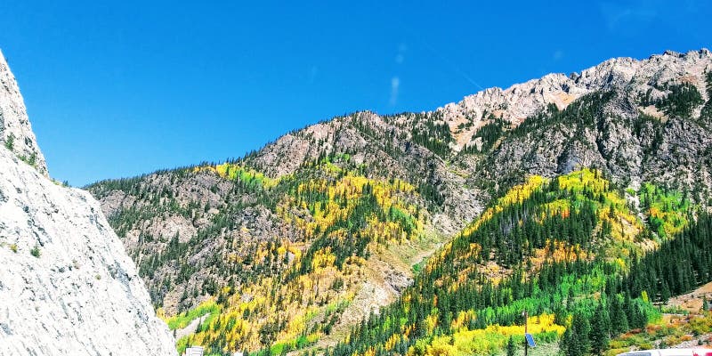 Vail Colorado Fall 2019 Leaves Mountains Stock Image - Image of ...