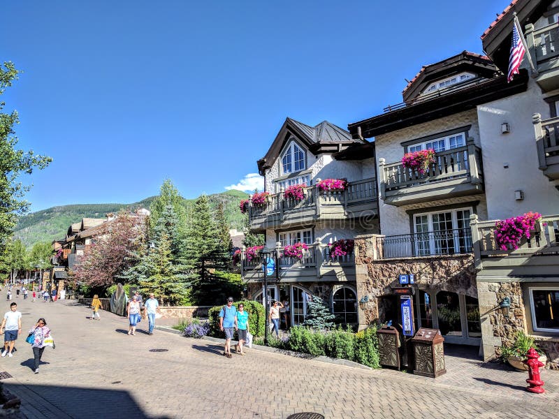 Vail, Colorado editorial image. Image of summer, vacation - 23965025